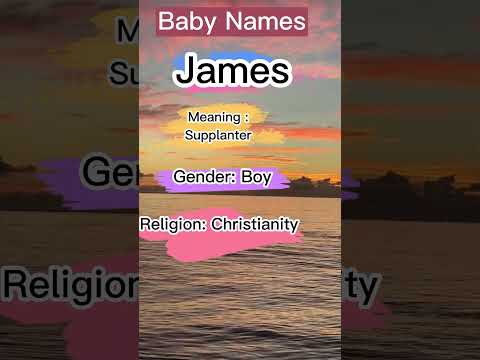 James Name Meaning and Origin #bestname #name #facts