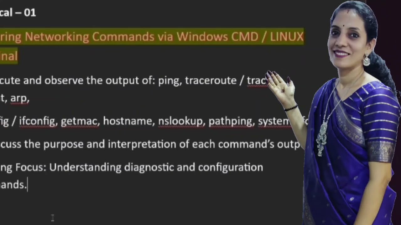 Practical -01 || Exploring Networking Commands via Windows CMD || Basic Network Commands