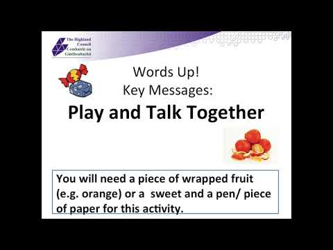 Words Up Early (Level 1) – Key Messages Training | HIGHLAND LITERACY