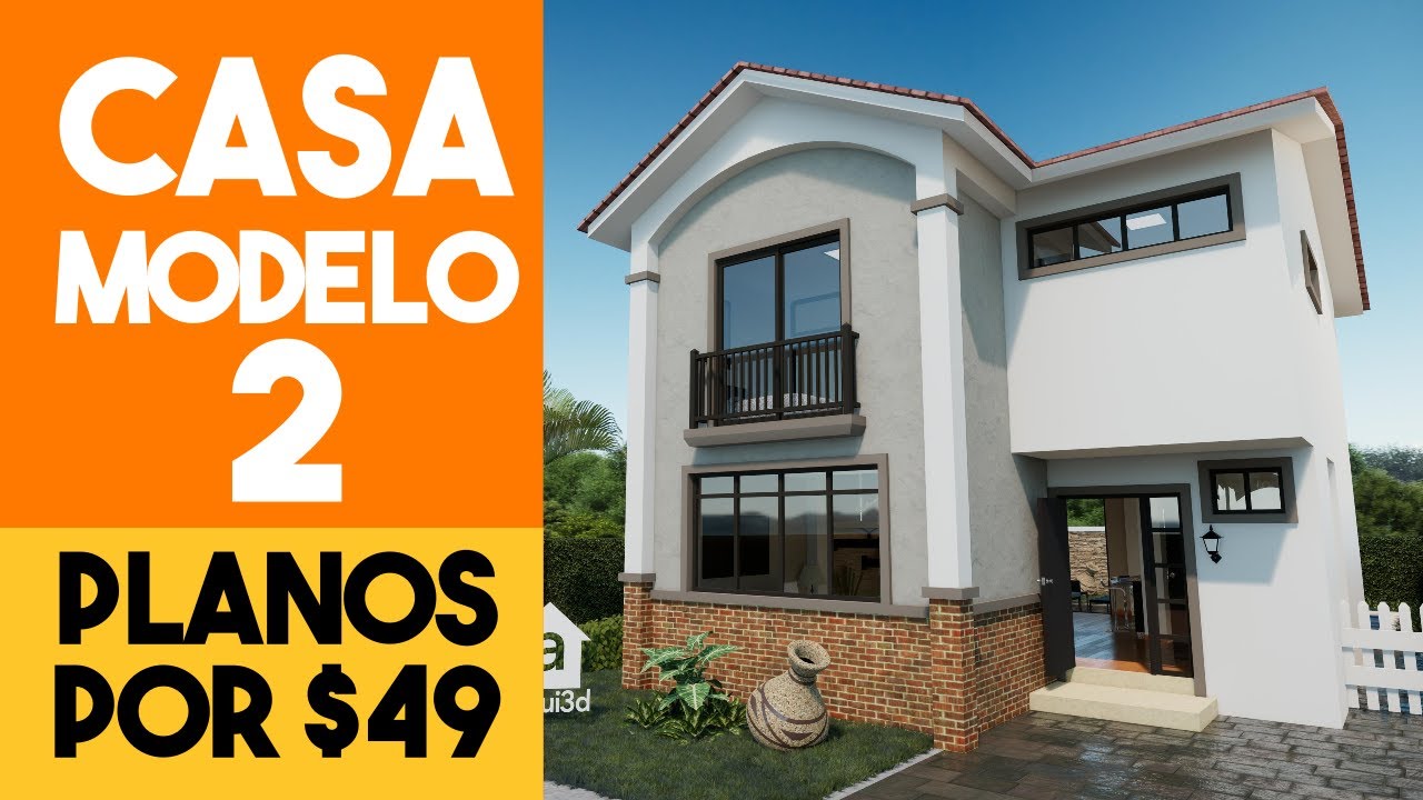 Casa Modelo 2 - Planos AutoCAD y PDF