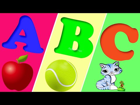 A for Apple π B for Ball | ABC Phonics Song with Two Words | Learn Alphabet A to Z for Kids 3