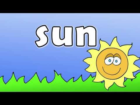 Let's Read! Three letter words with "u" (water gun)