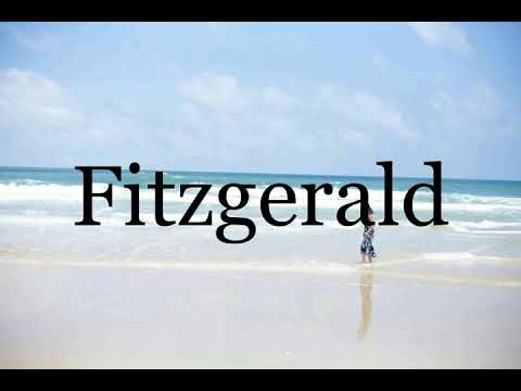 How To Pronounce Fitzgerald🌈🌈🌈🌈🌈🌈Pronunciation Of Fitzgerald