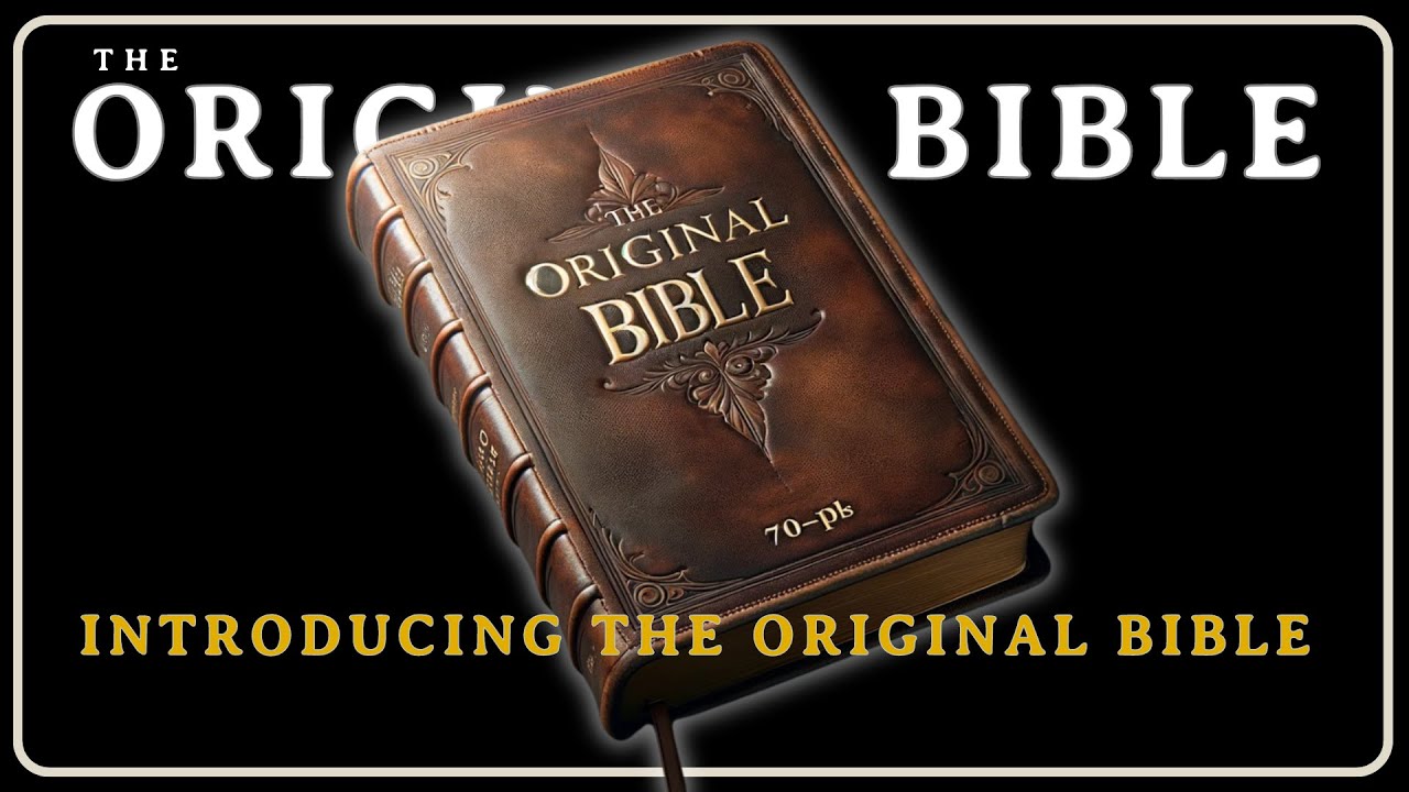 INTRODUCING: THE FIRST-EVER ORIGINAL BIBLE, AS CREATED AND SCIENTIFICALLY CODED BY GOD