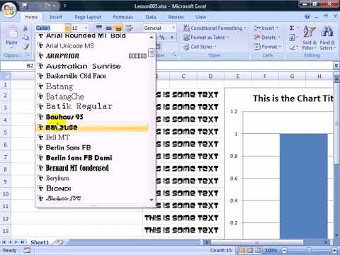 Lesson 5 Mini Toolbar and Live Preview