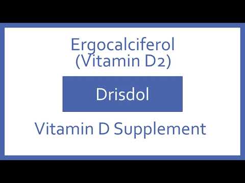 Ergocalciferol Pronunciation - Generic Name, Brand Name, Indication (Top 200 Drugs) PTCB PTCE NCLEX
