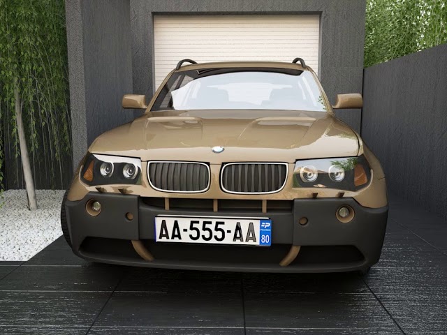BMW X3 Car 3D Model - FlatPyramid