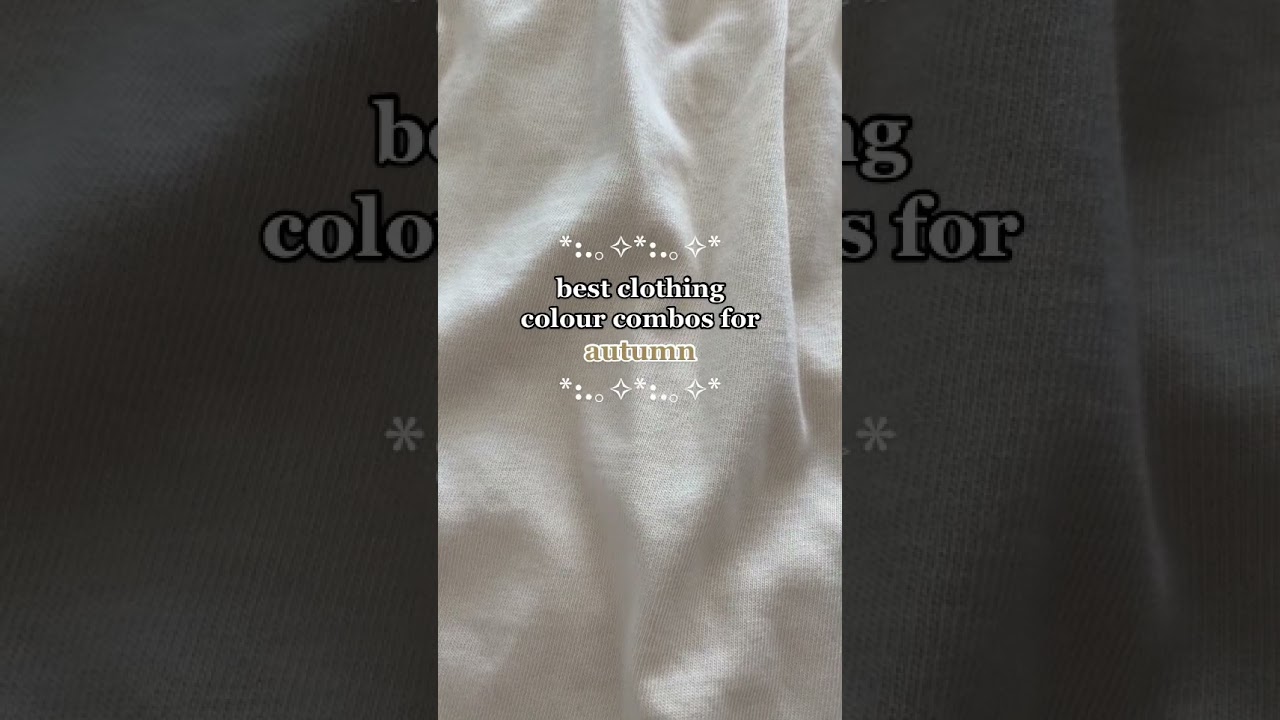 best color clothing combos for autumn🤎🌰#shorts #howto #outfit #aesthetic #trend #instagram #autumn