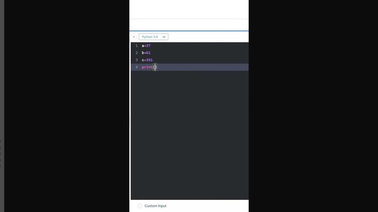 Printing Product of three numbers in Python 🤯 #shorts #python #pythonprogramming #pythontutorial