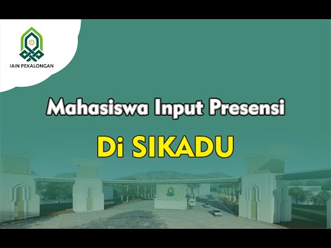 Mahasiswa input presensi di sikadu