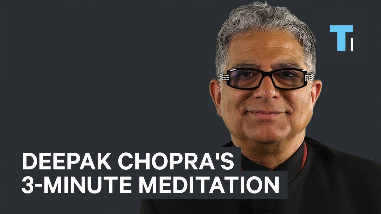 Deepak Chopra's Go-To 3-Minute Meditation To Stay Focused
