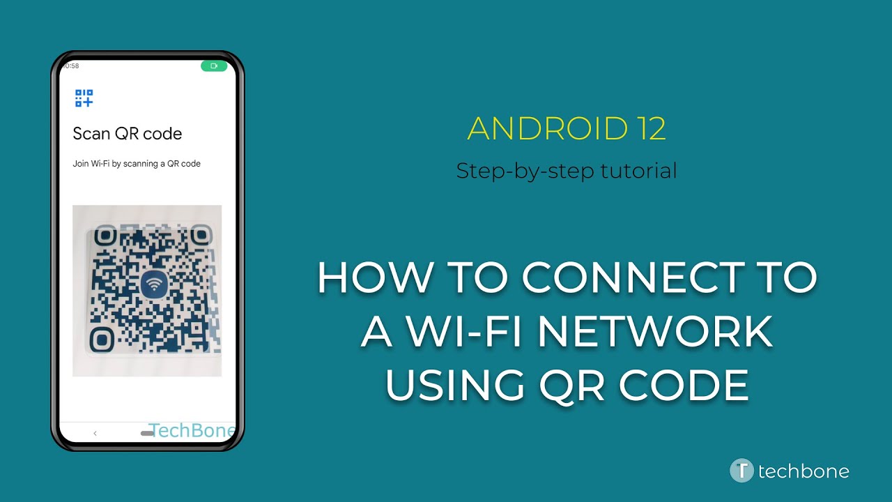 How to Connect to a Wi-Fi network using QR code [Android 12]
