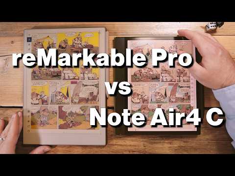 reMarkable Paper Pro vs Note Air4 C - The Difference is Clear! Choose True Colour or Refresh Speed?