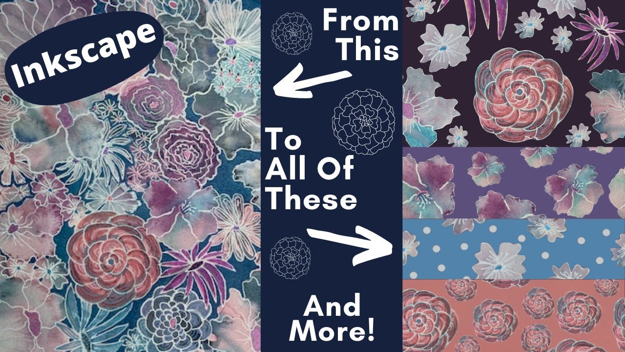 Create Repeating Patterns Using Inkscape