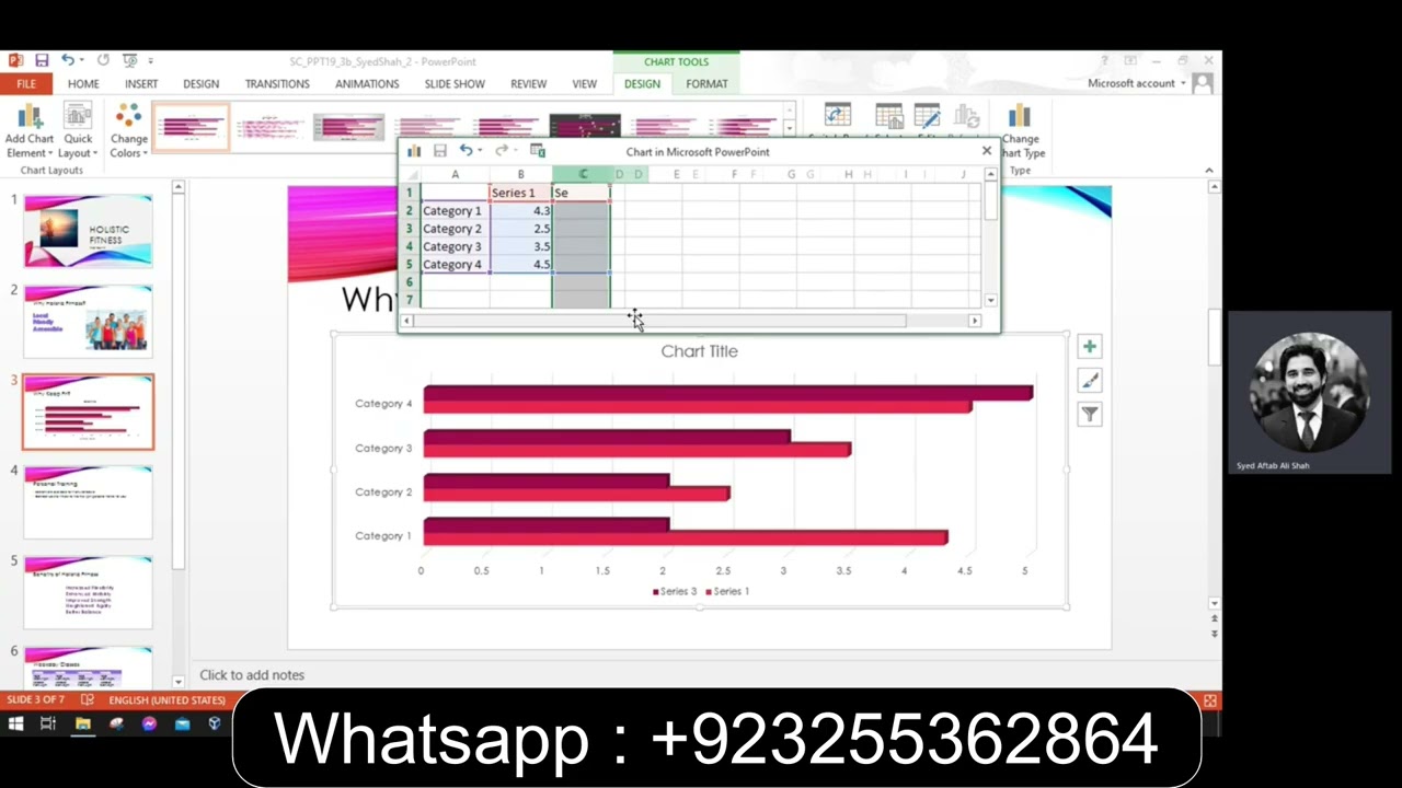 PowerPoint Module 3 SAM Project B. Holistic Fitness