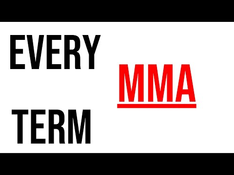 Every MMA Term Summed Up In 1 Video