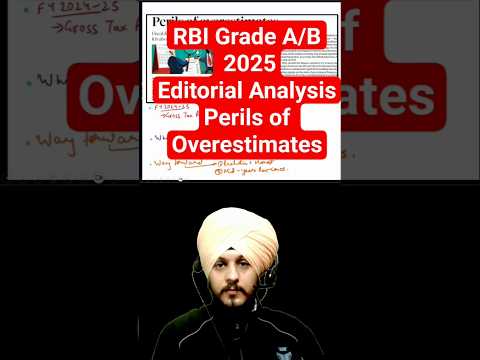 Editorial Analysis for RBI Grade B 2025 | ESI Descriptive Paper Current Affairs Preparation |EduTap