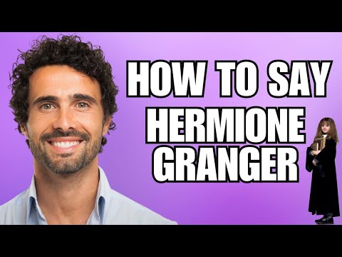 How to Pronounce Hermione Granger? (CORRECTLY) | Harry Potter Character