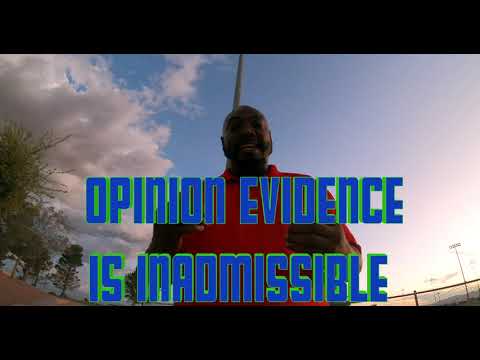 1 of 100 Hearsay Opinion Evidence