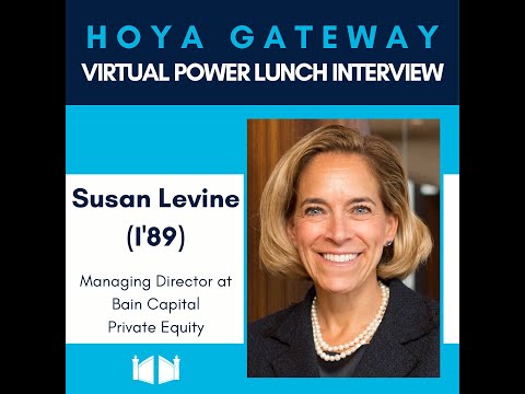 Virtual Power Lunch Interview with Susan Levine (I'89)