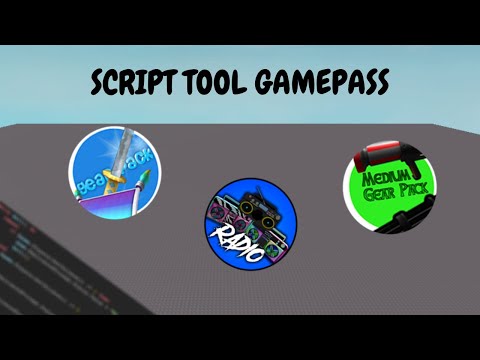 ROBLOX STUDIO: How to make a Tool Gamepass