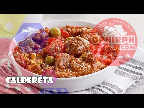 Caldereta's name derives from the Spanish word caldera meaning cauldron