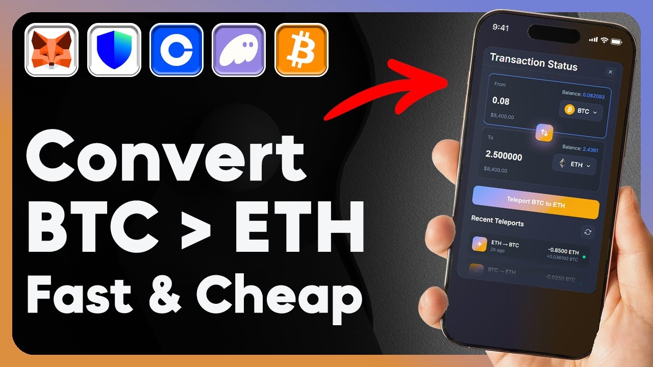 How to Convert BTC to ETH Fast & Cheap in 2026: Best Non-Custodial Bridge Tutorial