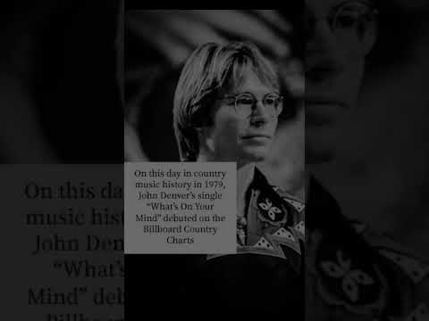 On this day in country music history in 1979 John Denver hit the charts #countrymusic #70smusic