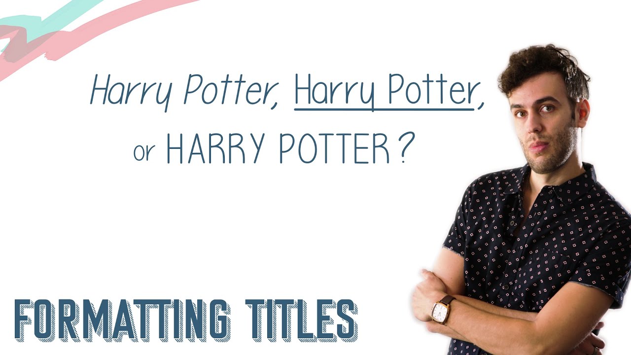 CAPITALIZING & FORMATTING TITLES | English Lesson
