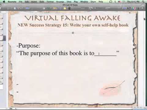 Write your own self help book