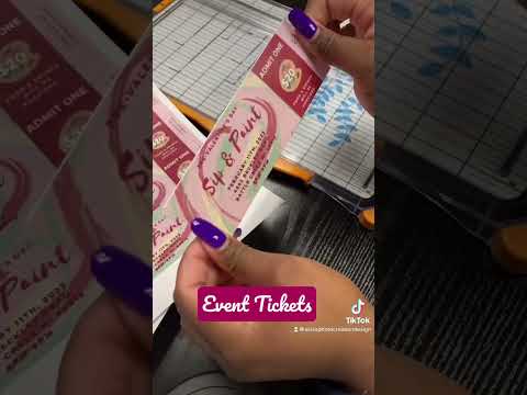 Event Tickets 🎟️ www.akiasdesigns.com... #tickets #graphicservices #cutprocess #viral #bookme