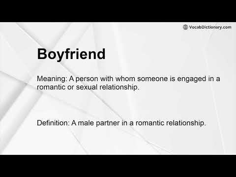 Boyfriend Meaning