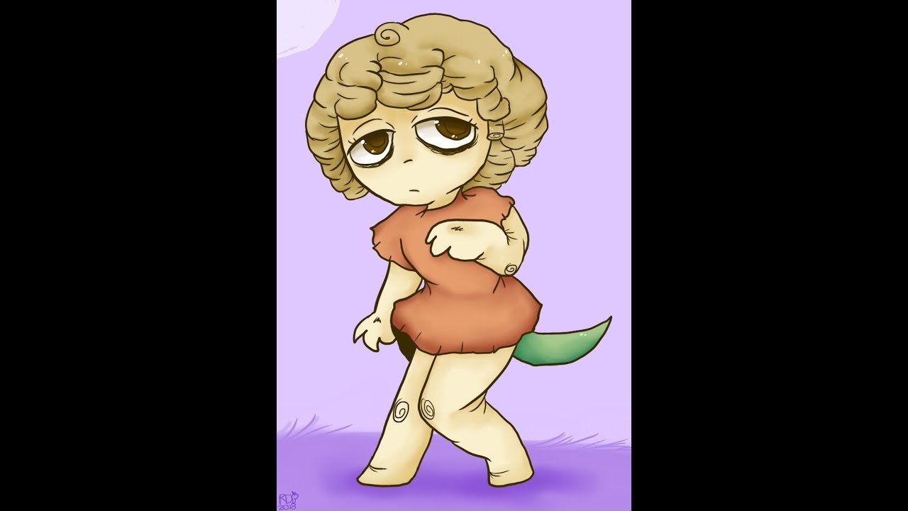 Drawing - Ginger root girl