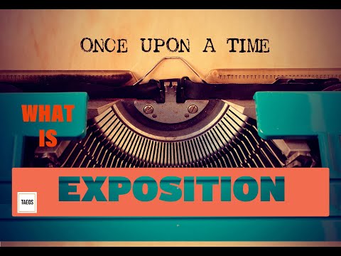 What is exposition in drama ?