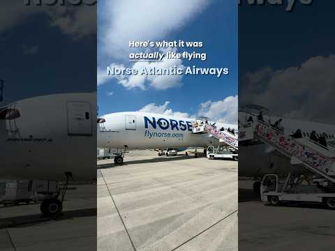 What it’s ACTUALLY like flying Norse Atlantic Airways👀✈️ #travel #budgettravel #airlinereview