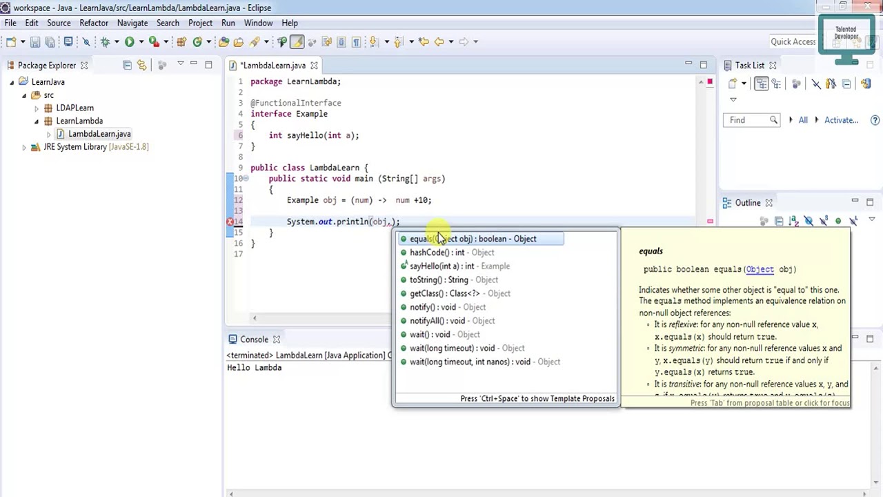 What is Lambda Expression and How to use in program