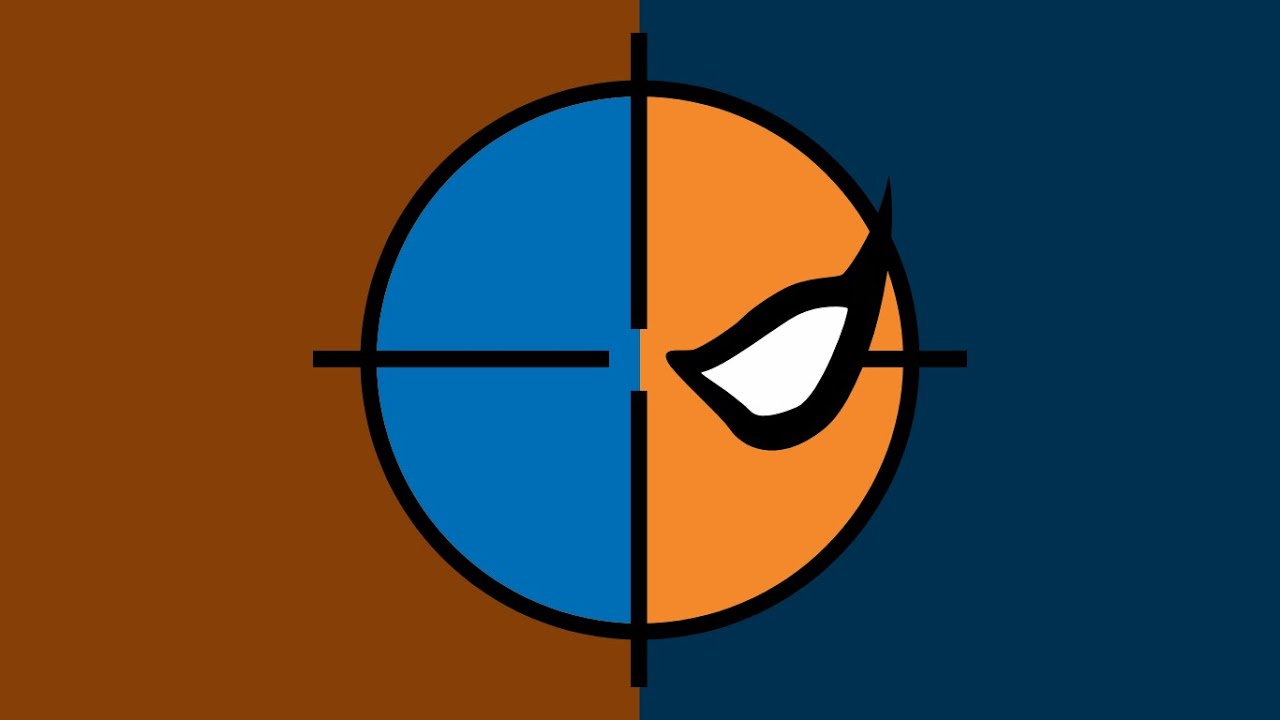 11)Painted DeathStroke SYMBOL On Wall!!!