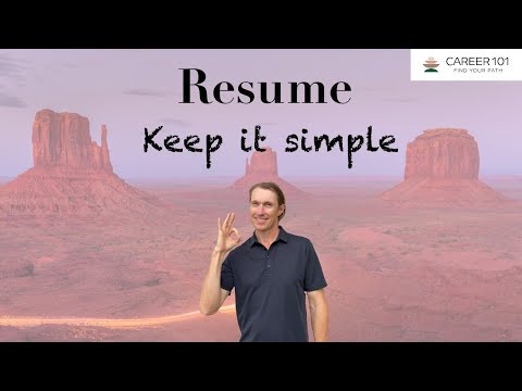 Resumes: Key Elements