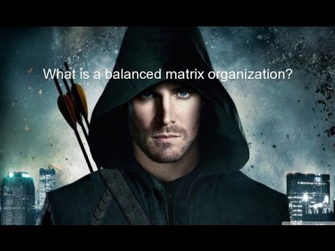 What is a balanced matrix organization?