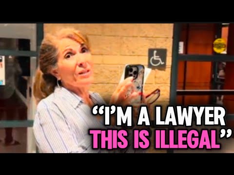 IGNORANT LAWYER caught on camera being a KAREN