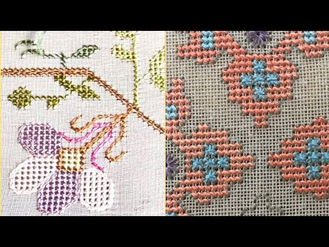 outstanding super Cross sitch hand embroidery designs
