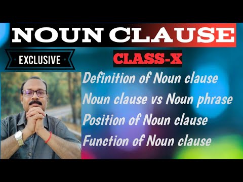 NOUN CLAUSE