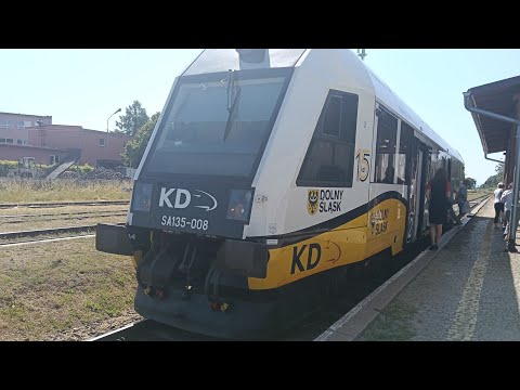 SA135-008 15LAT KD 🖤🖤💛💛 Z KAMIEŃCA ZĄBKOWICIEGO DO JAWORA ODJAZD Z STACJI ZĄBKOWICE ŚLĄSKIE.