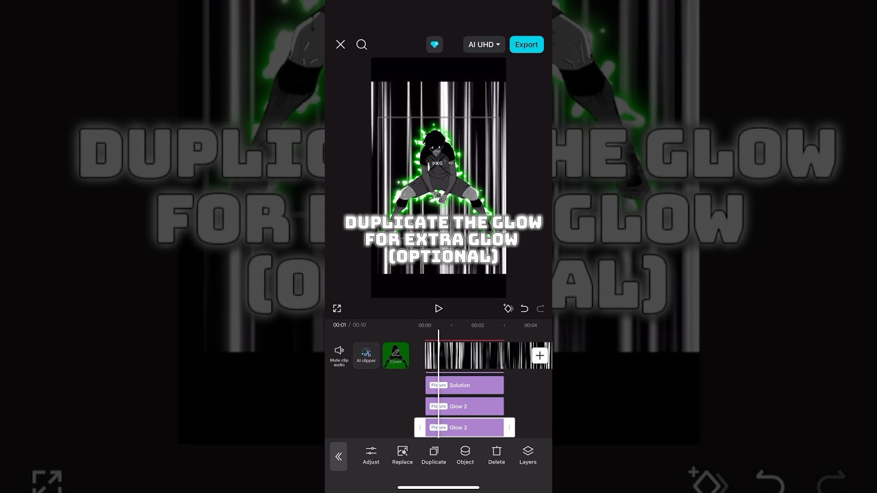 How to make aura in CapCut! Like alight motion. #capcut #tutorial #aura #alightmotion #bluelock #fyp