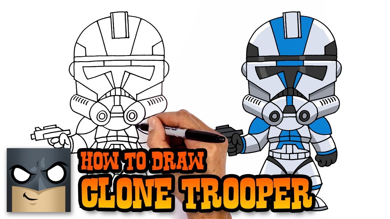 How to Draw Star Wars | Clone Trooper