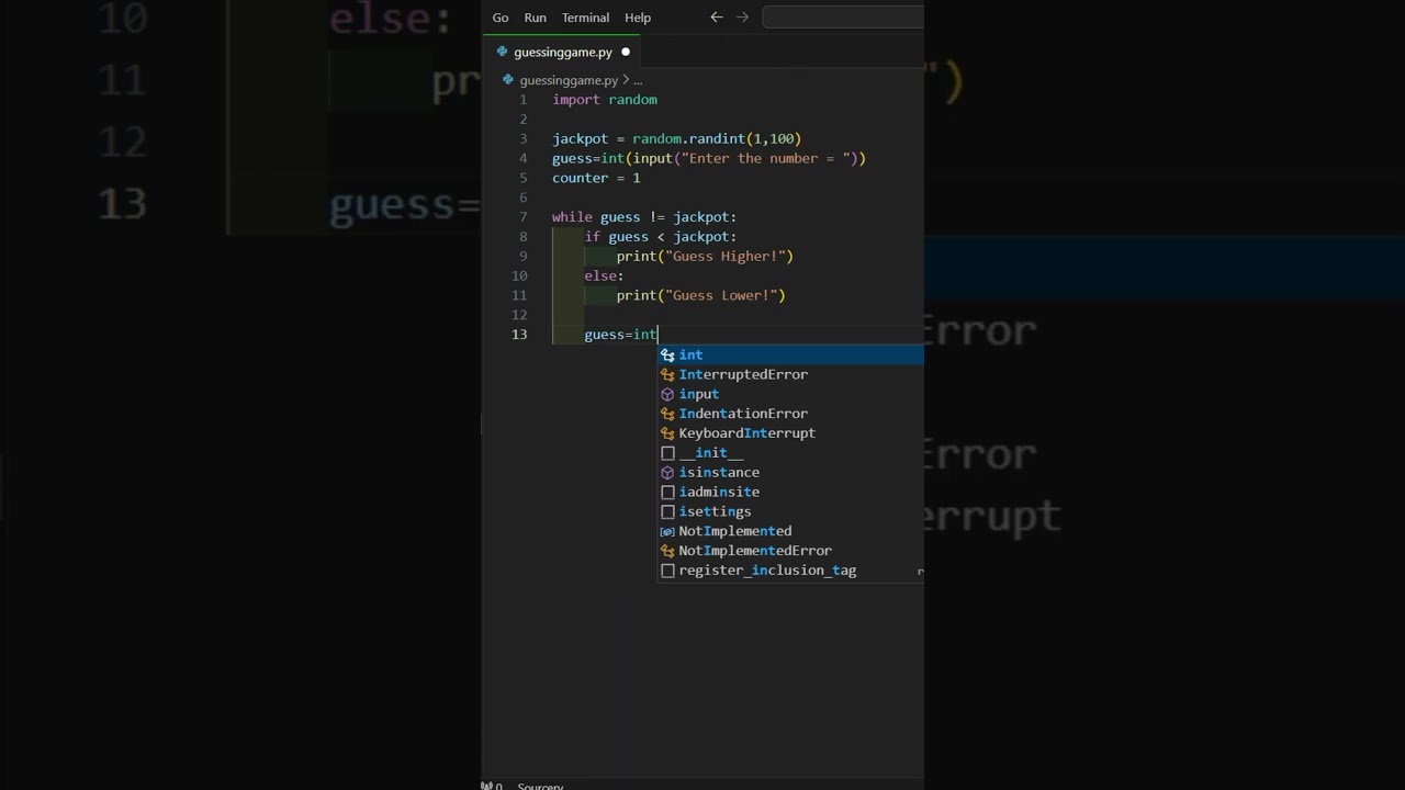 Build a Fun Number Guessing Game in Python! 🎮 | Python Programming Tutorial #python #pythontutorial