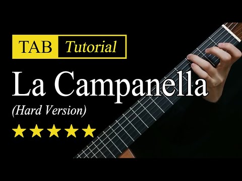La Campanella (Hard Version) - Guitar Lesson + TAB