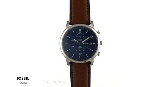 Fossil FS5850 - Minimalist Chrono Watch • Watchard.com