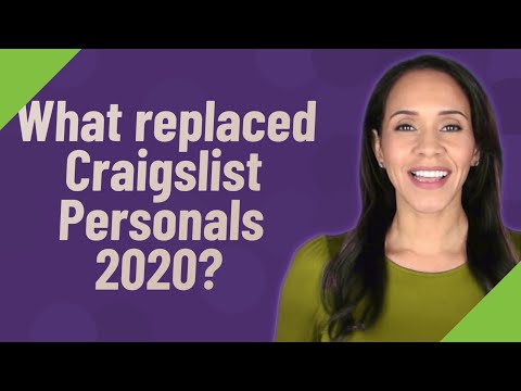 What replaced Craigslist Personals 2020?