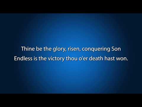 Thine Be the Glory - St. Martin's Voices, Worship video with lyrics